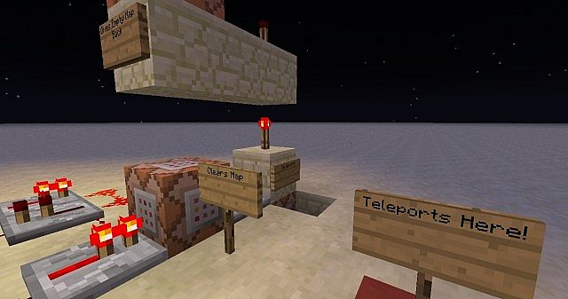 Redstone Creation - Command Block Teleporter Minecraft Map