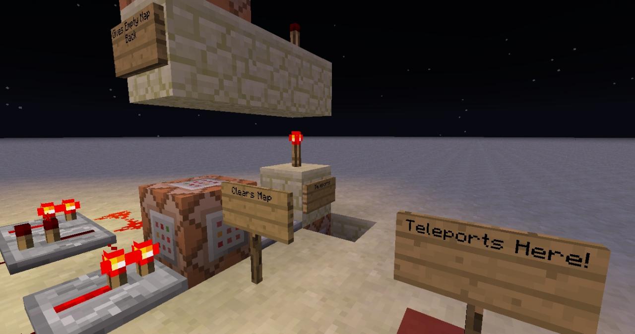 Redstone Creation - Command Block Teleporter Minecraft Map