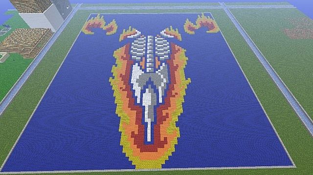 Flaming Skeleton Minecraft Map