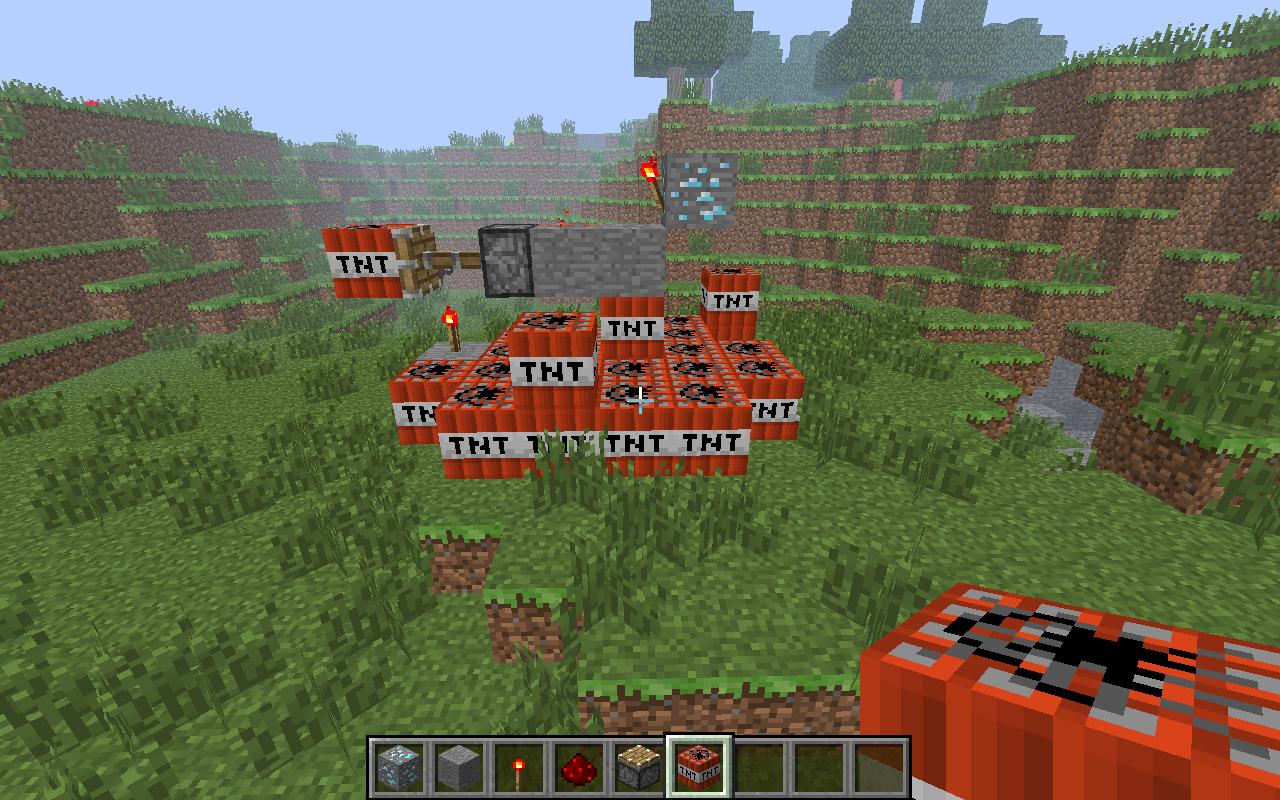 [Redstone]Tnt Trap Minecraft Map