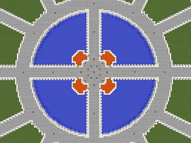 Large Server Spawn Minecraft Map
