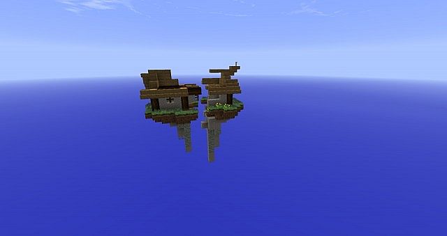 floating farm Minecraft Map