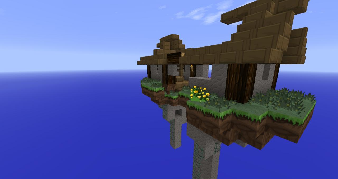 floating farm Minecraft Map