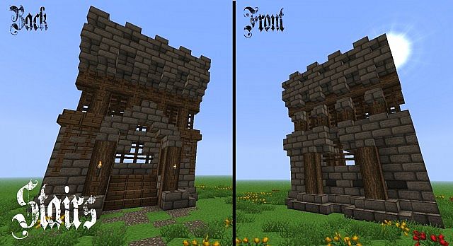 Medieval Wall-Bundle! Minecraft Map