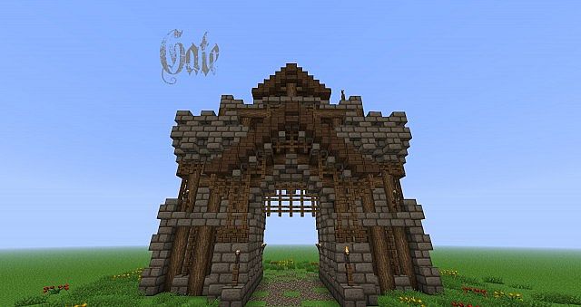 Medieval Wall-Bundle! Minecraft Project