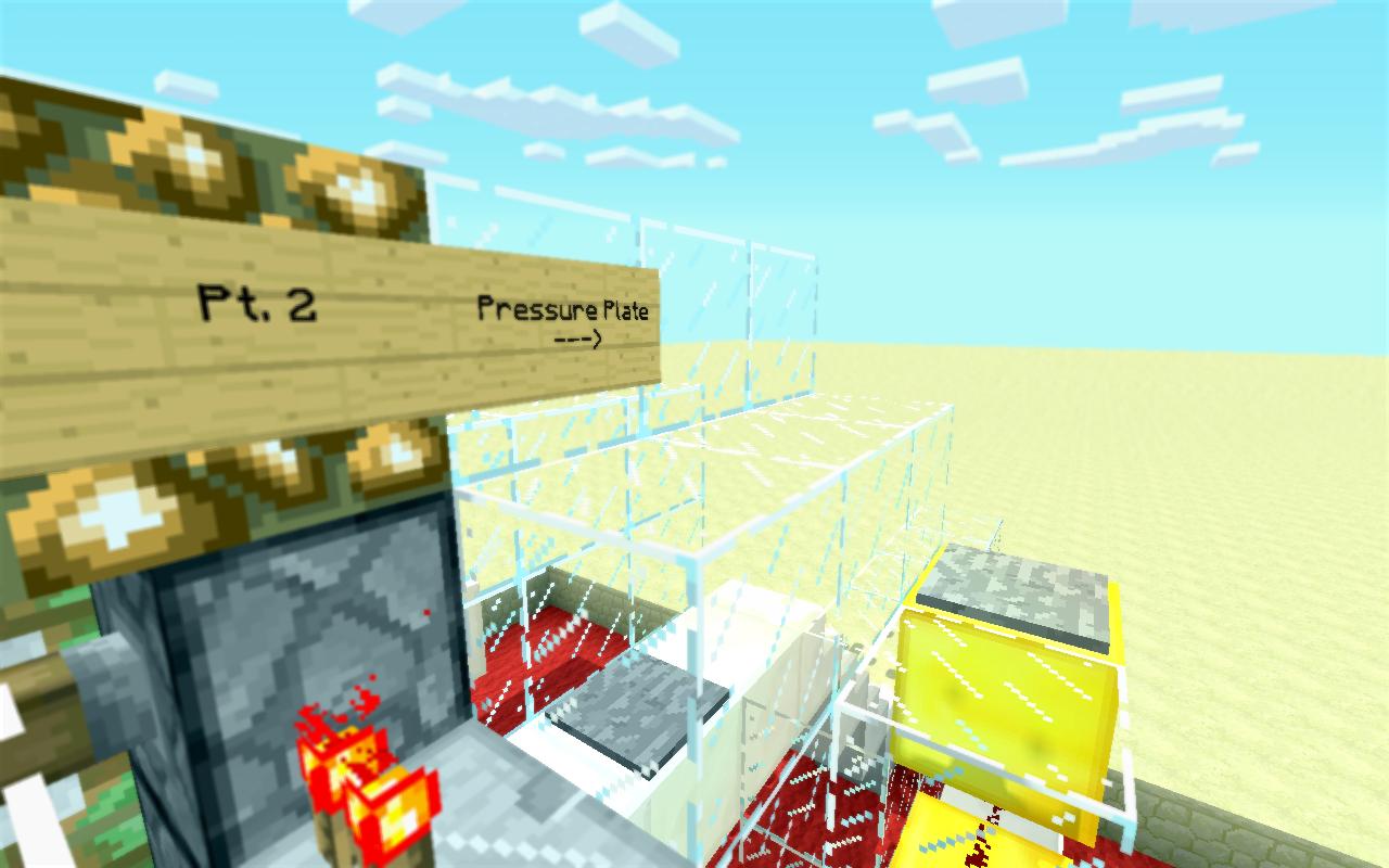 Redstone Piston(2) Explanation Minecraft Map