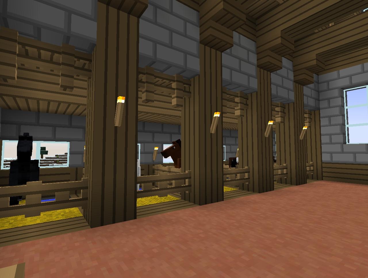 Horse and Cow Barn V2! Minecraft Map