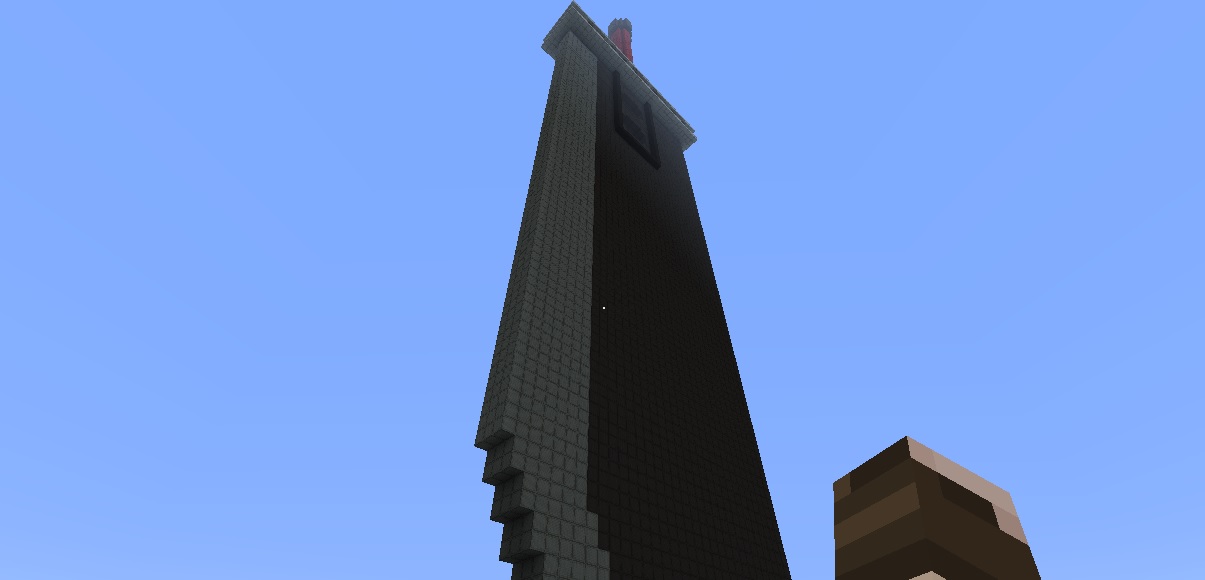 Final Fantasy VII Buster Sword Mega-Build Minecraft Map