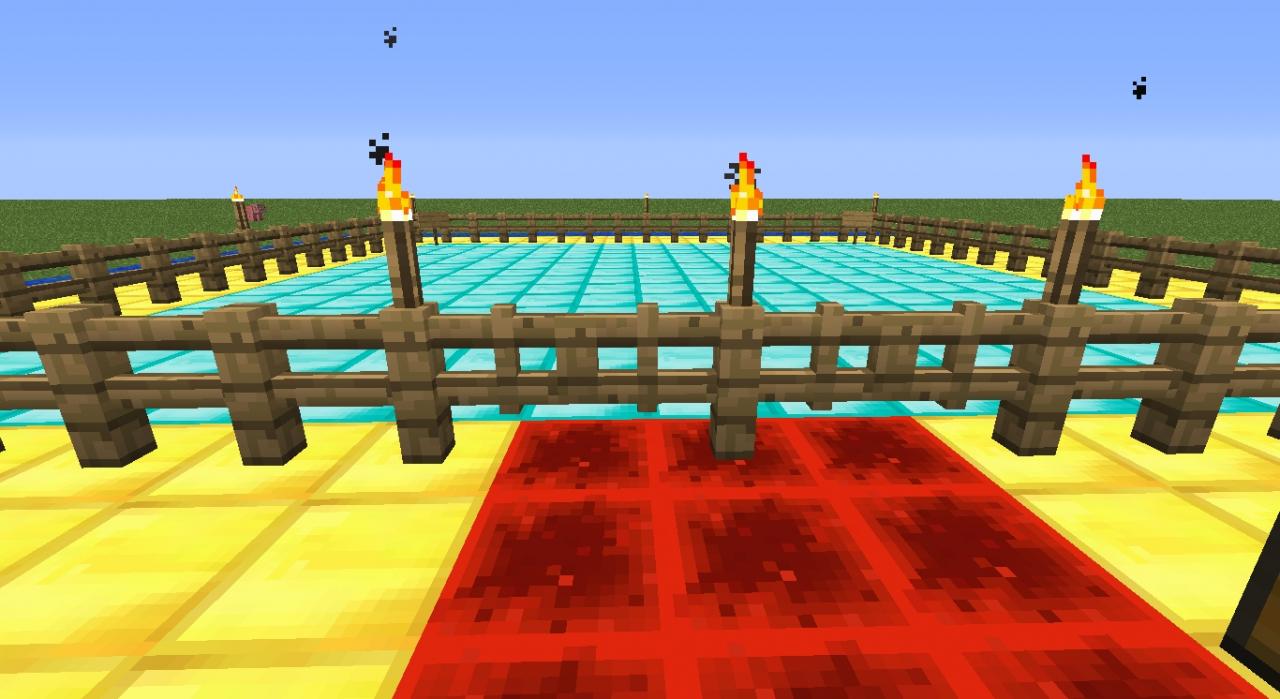 Dodge the Flaming Arrows! Minecraft Map