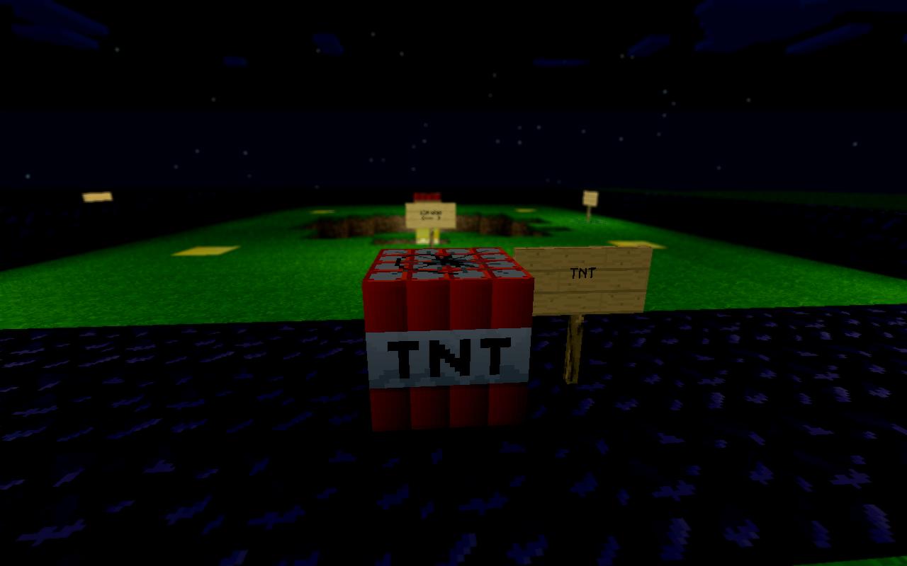 Minecraft Explosion Explanations & Demonstrations Minecraft Map