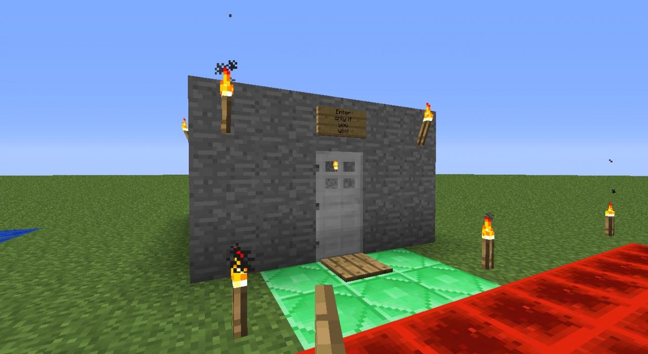 Dodge the Flaming Arrows! Minecraft Map