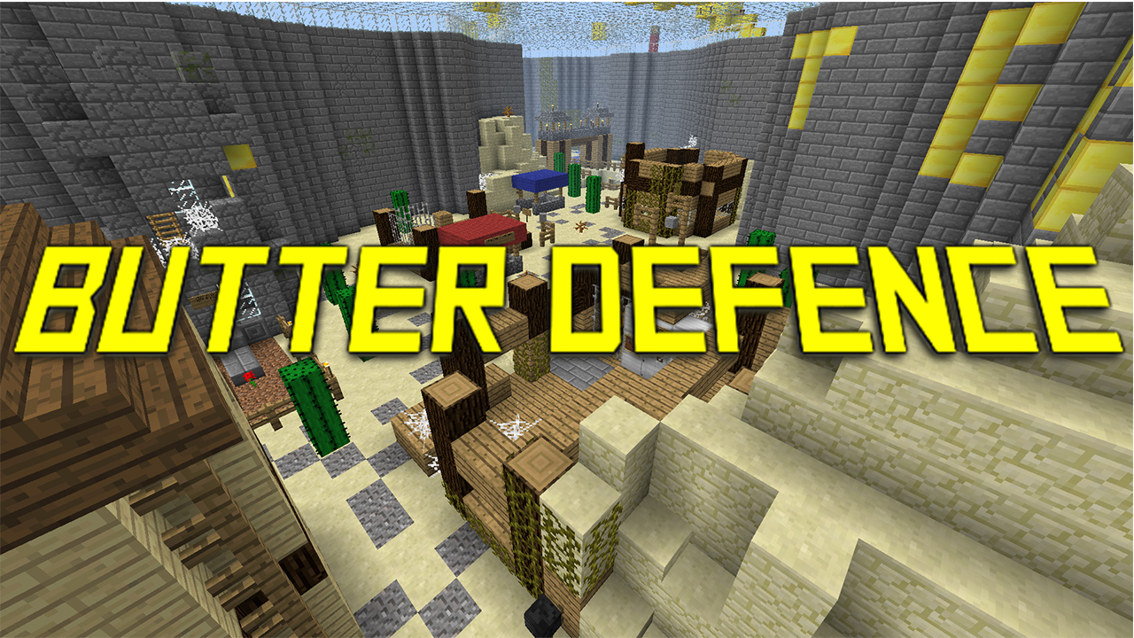 [preview] Butter Defence Western [PVP/Adventure] made for SkyDoesMinecraft and Friends Minecraft Map