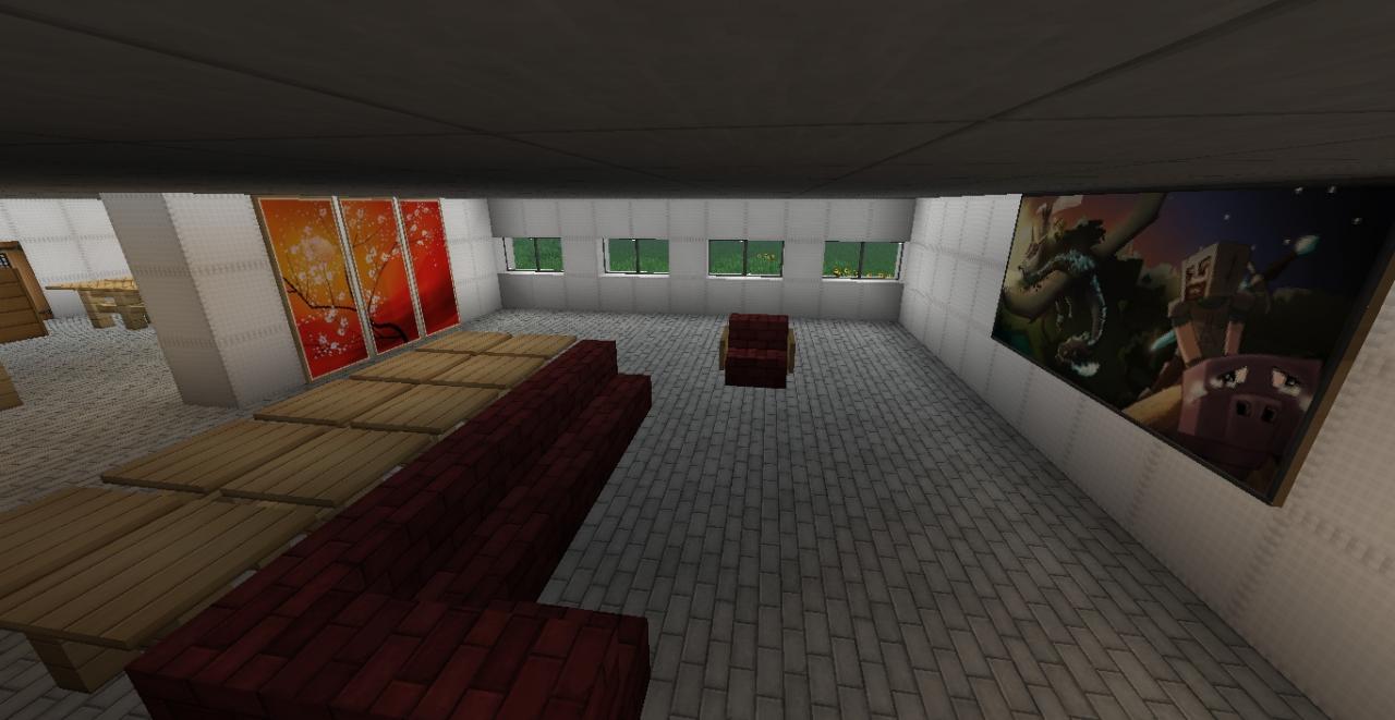 Modern house:Winter Breeze Minecraft Map