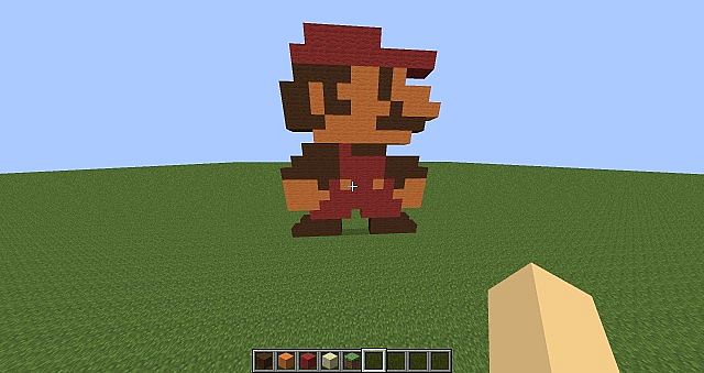 First Pixel Art Minecraft Map