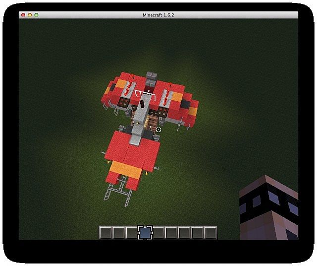 Jak II Hellcat Cruiser schematic Minecraft Map