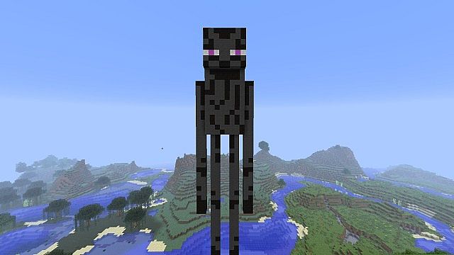 Enderman statue Minecraft Map