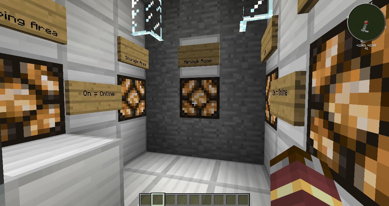 Interactive Space Station Minecraft Map