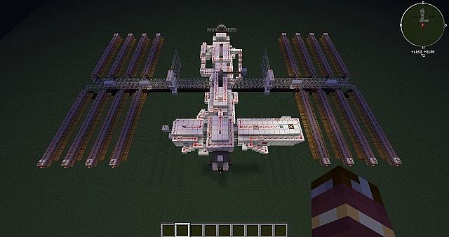 Interactive Space Station Minecraft Map