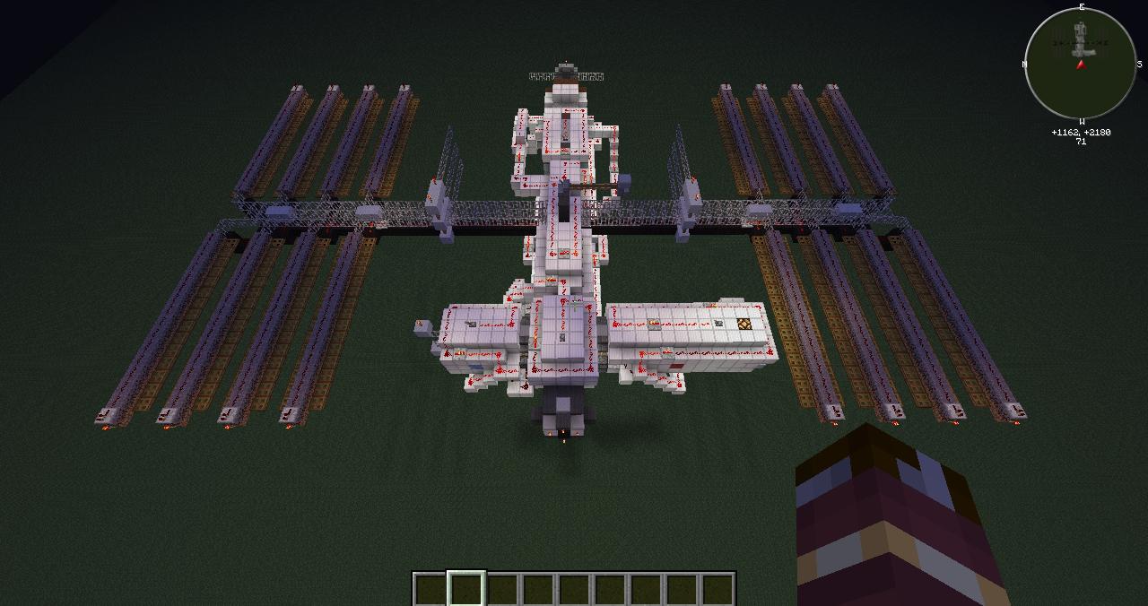 Interactive Space Station Minecraft Map