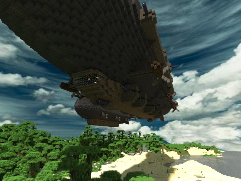 Revenant class airship Minecraft Map