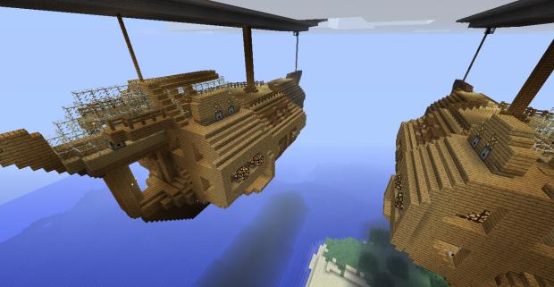 EPIC AIRSHIP BATTLE SEVER Minecraft Server
