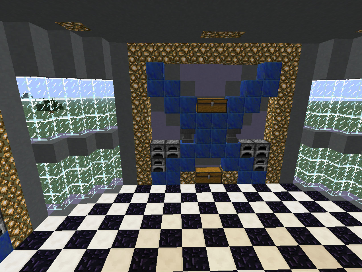 Futuristic House/with Farm Minecraft Map