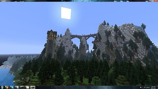 Khauullekk'Ihhjh Northern Continent of Sohuol'Tehrra Minecraft Map