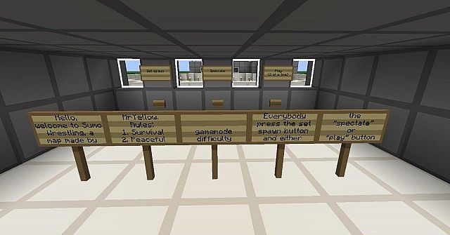 Sumo Wrestling Minecraft Map