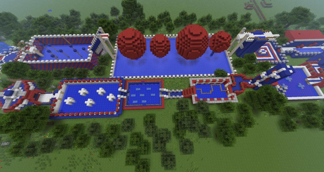 minecraft WIPEOUT Minecraft Map