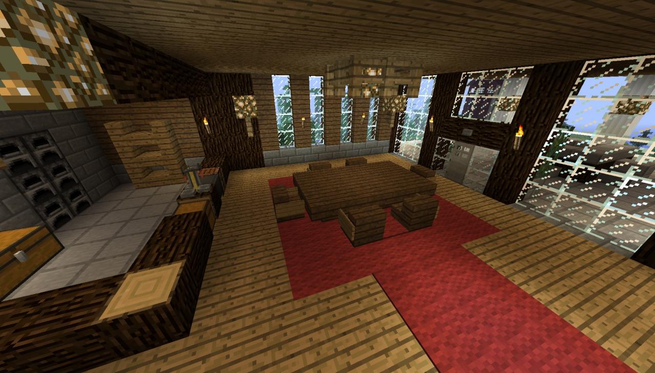 Modern Quarts House on a hill Minecraft Map