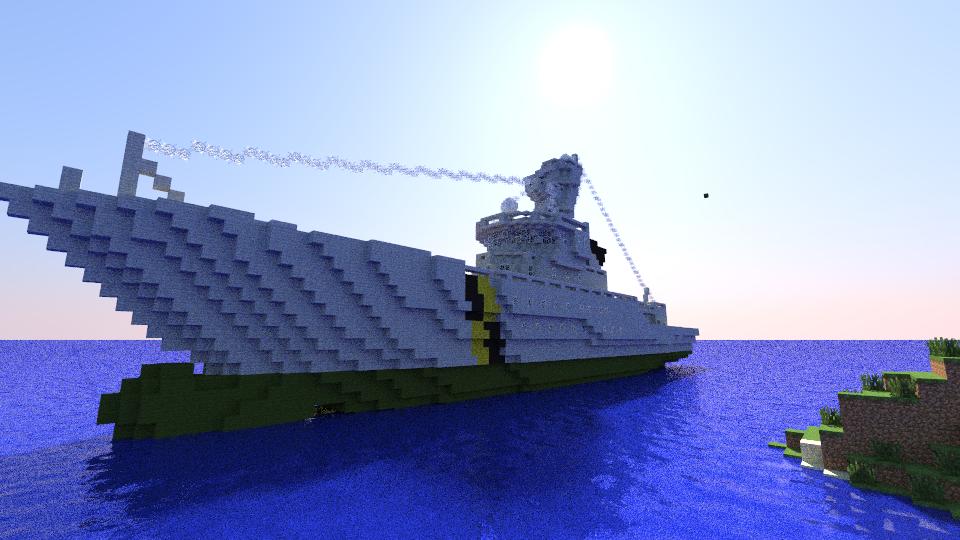 Navy Guard ship Minecraft Map