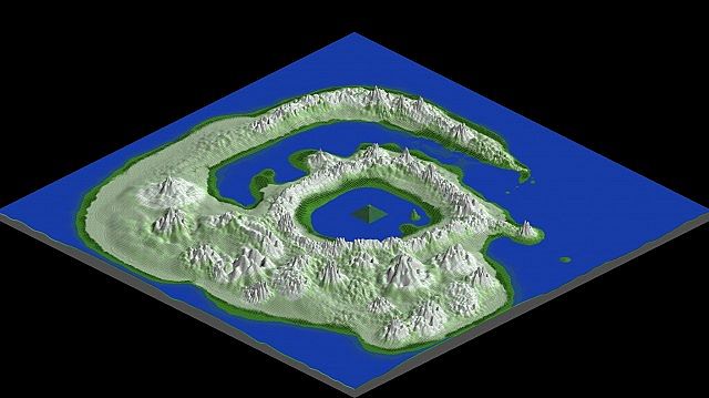 Winter island Minecraft Map