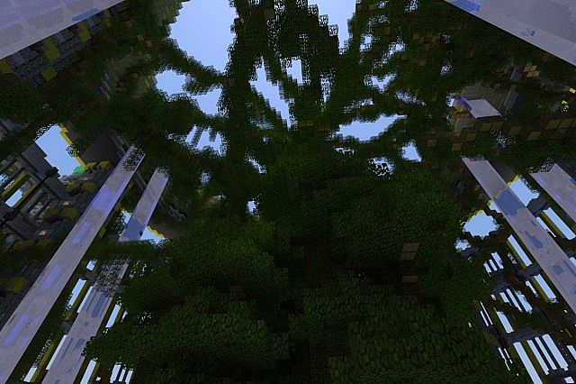 The gates to heaven. Minecraft Map