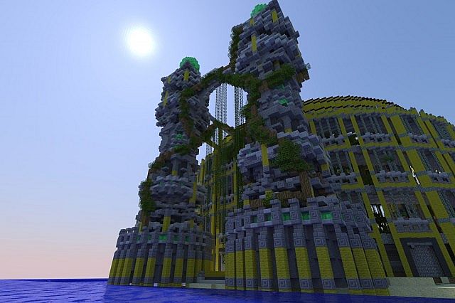 The gates to heaven. Minecraft Map