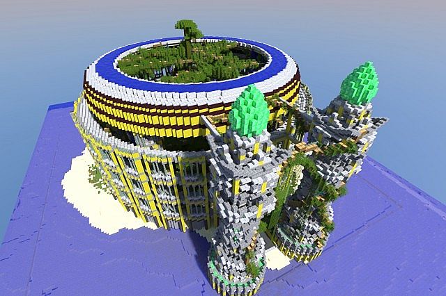 The gates to heaven. Minecraft Map