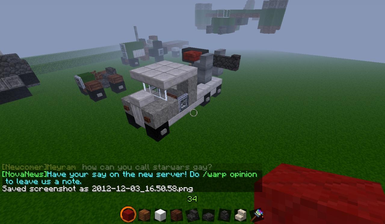 vehicle collection Minecraft Map
