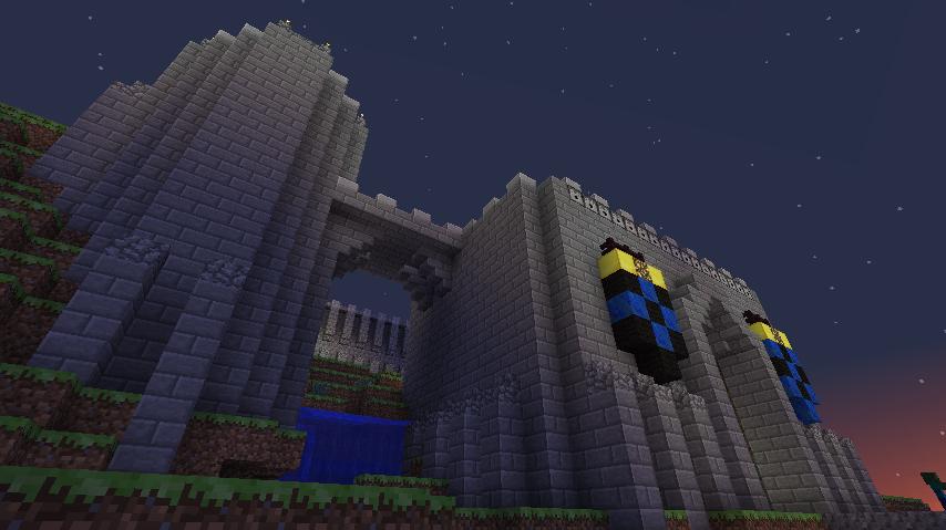 Castle-Mountain Defense Minecraft Map