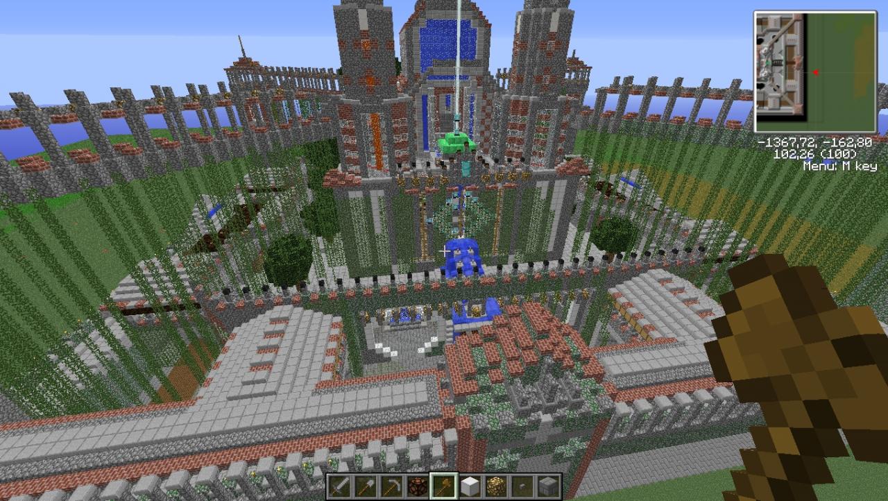 castle spawn Minecraft Map
