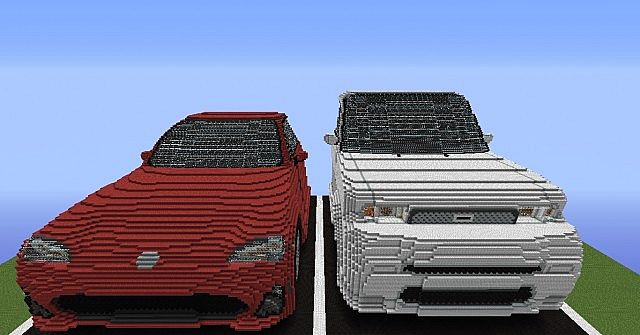 Amazing Car Re-Creation Minecraft Map