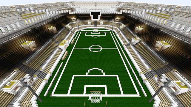 Football (Soccer) Stadium Minecraft Map