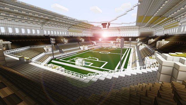 Football (Soccer) Stadium Minecraft Map