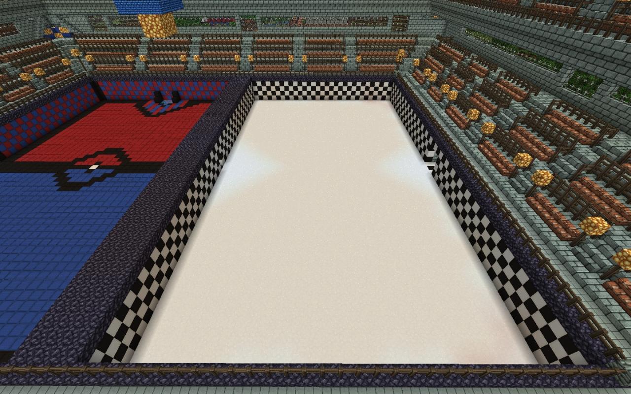 Stadium & Duel Arena - Spleef + GrifBall. Minecraft Map