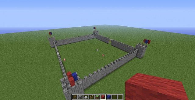 Castle Wall Minecraft Map