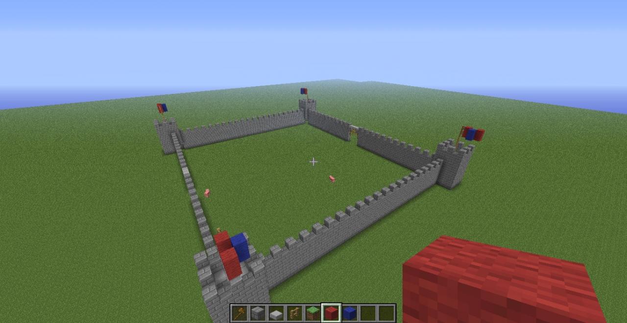 Castle Wall Minecraft Map