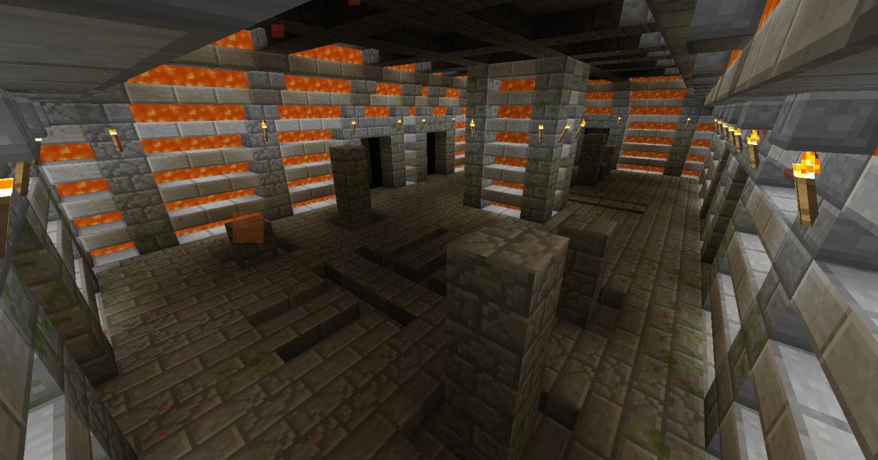 Small HUB/Spawn 8 Portals Minecraft Map