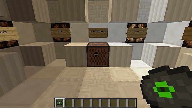 Records Room Minecraft Map