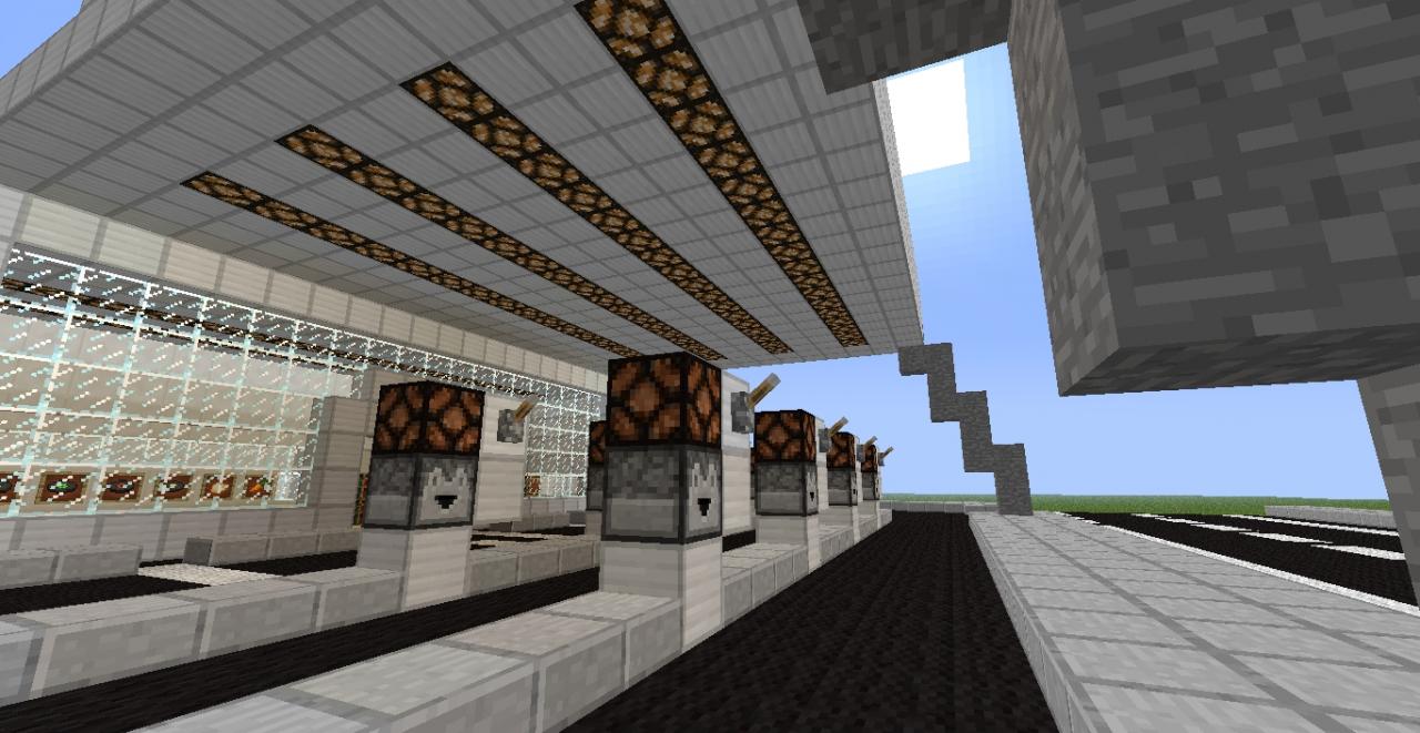 Real Life Gas Station Minecraft Map