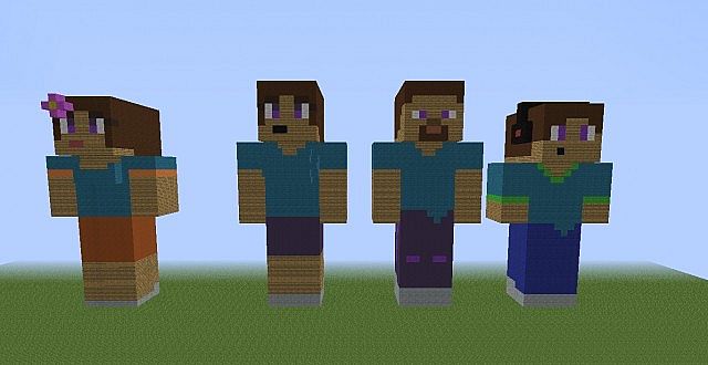 Steve Family Minecraft Map