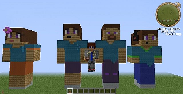 Steve Family Minecraft Map