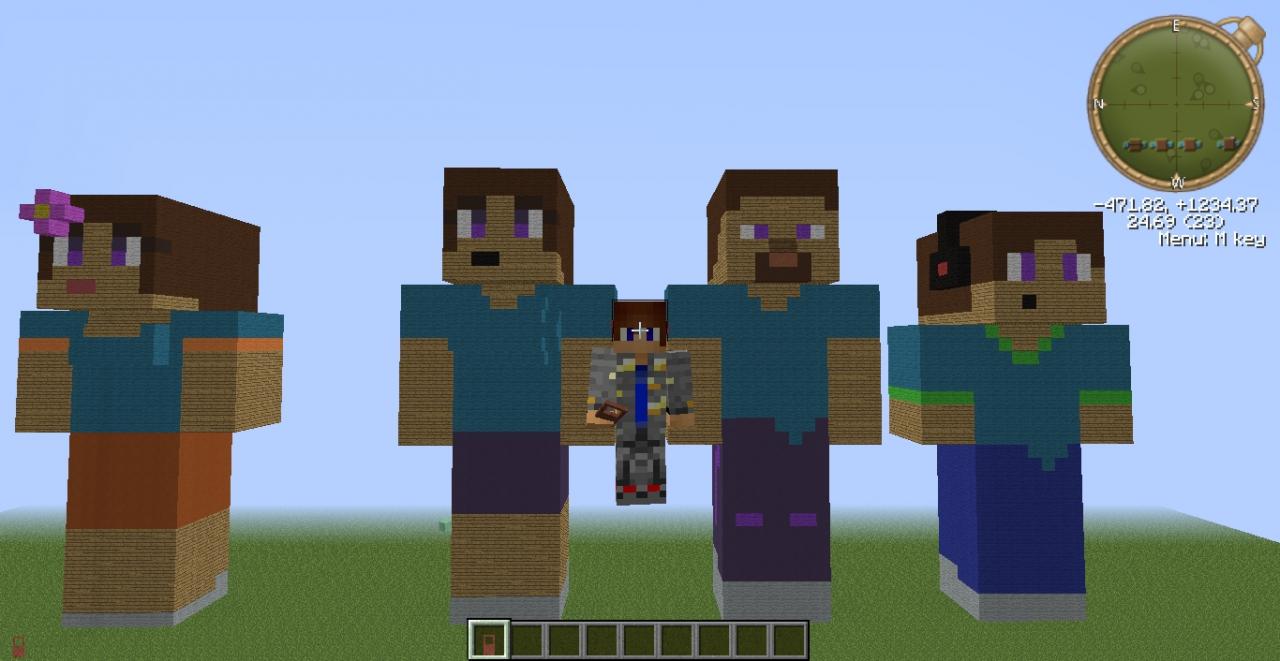 Steve Family Minecraft Map